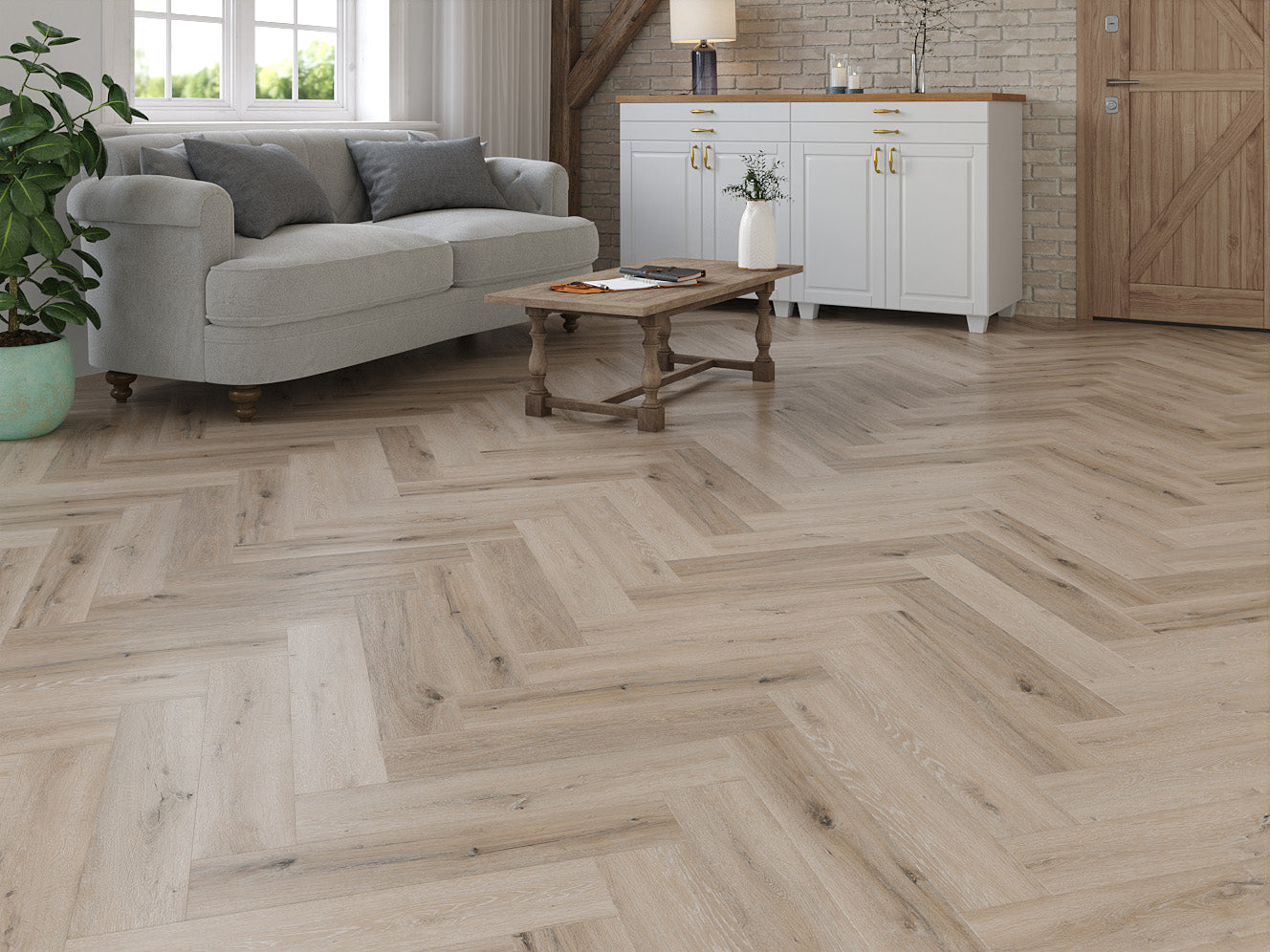 Nile Herringbone LVT Flooring | Carpet Warehouse